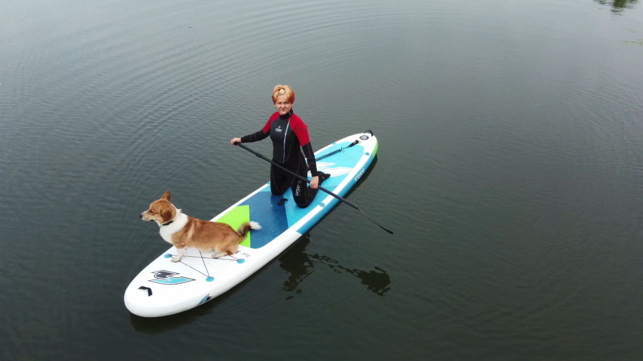 Продолжаем осваивать SUP board и DJI Mini 2