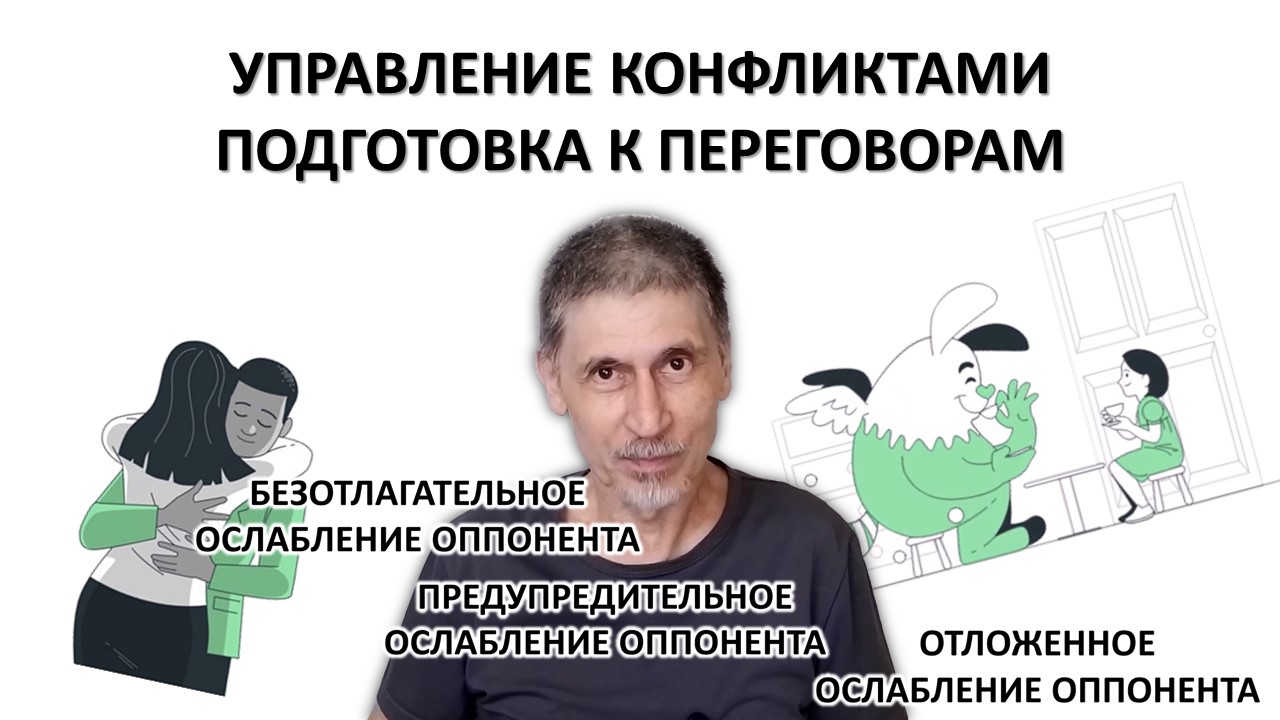 УПРАВЛЕНИЕ КОНФЛИКТАМИ Ч.7 - ПОДГОТОВКА К ПЕРЕГОВОРАМ