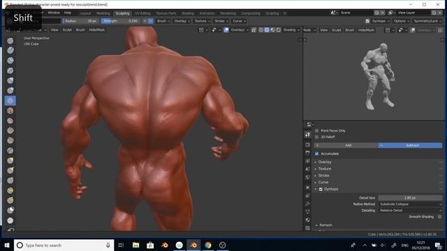 Скульптинг в Blender. Советы и рекомендации.