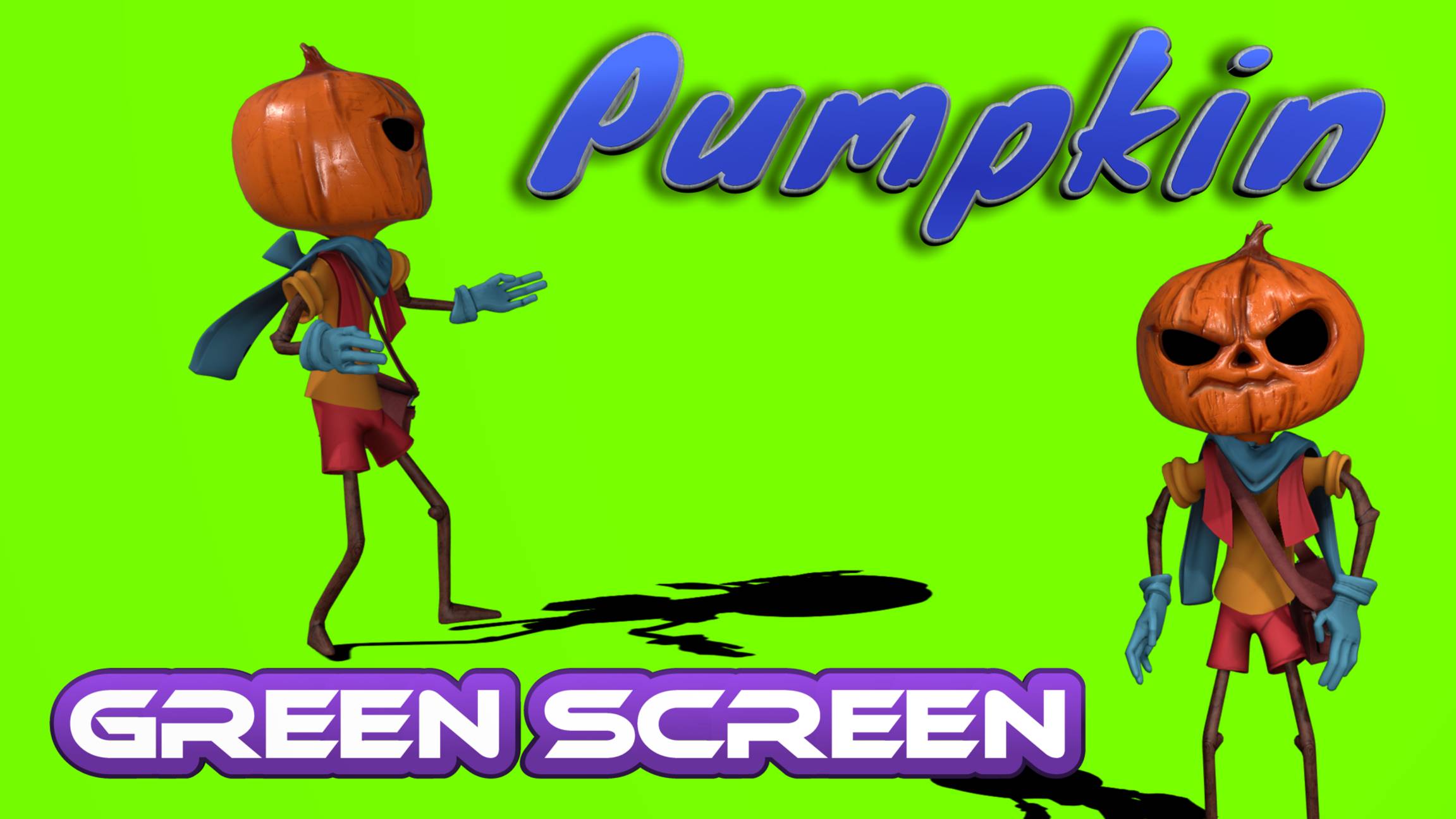 Green Screen - Тыквенный Маг (Pumpkin Mage)