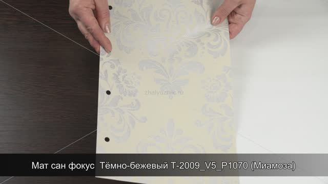 Мат сан фокус  Тёмно-бежевый T-2009_V5_P1070 (Миамоза)