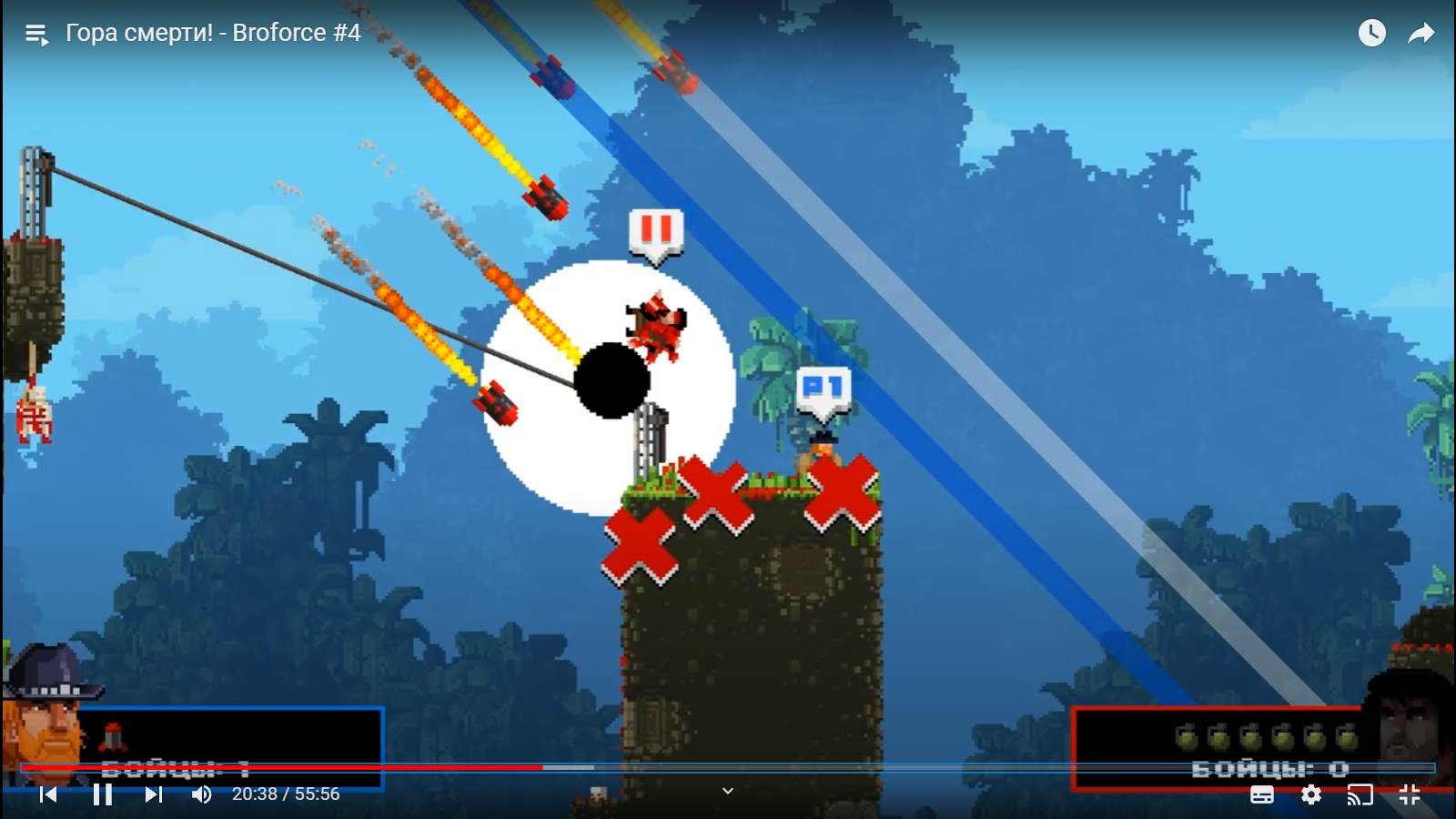 Гора смерти! - Broforce #4.mp4