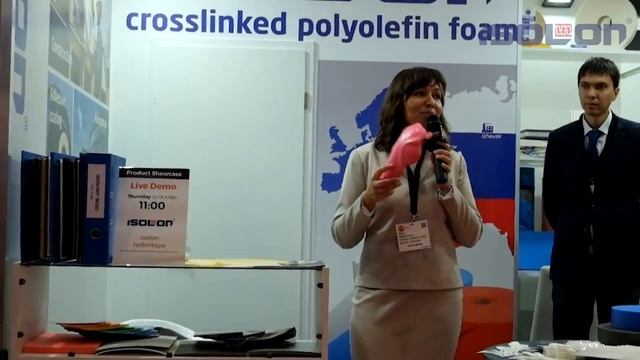 Ижевский завод пластмасс на международной выставке Foam Expo Europe 2018 в Ганновере, Германия.mp4