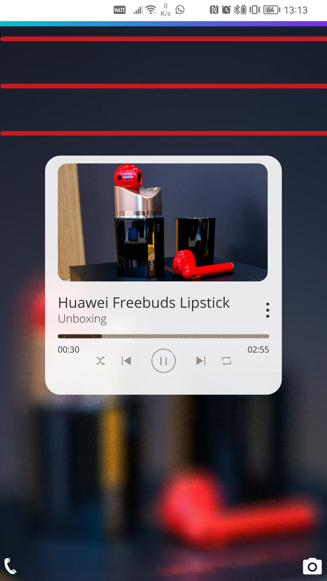 Распаковка HUAWEI FREEBUDS LIPSTICK