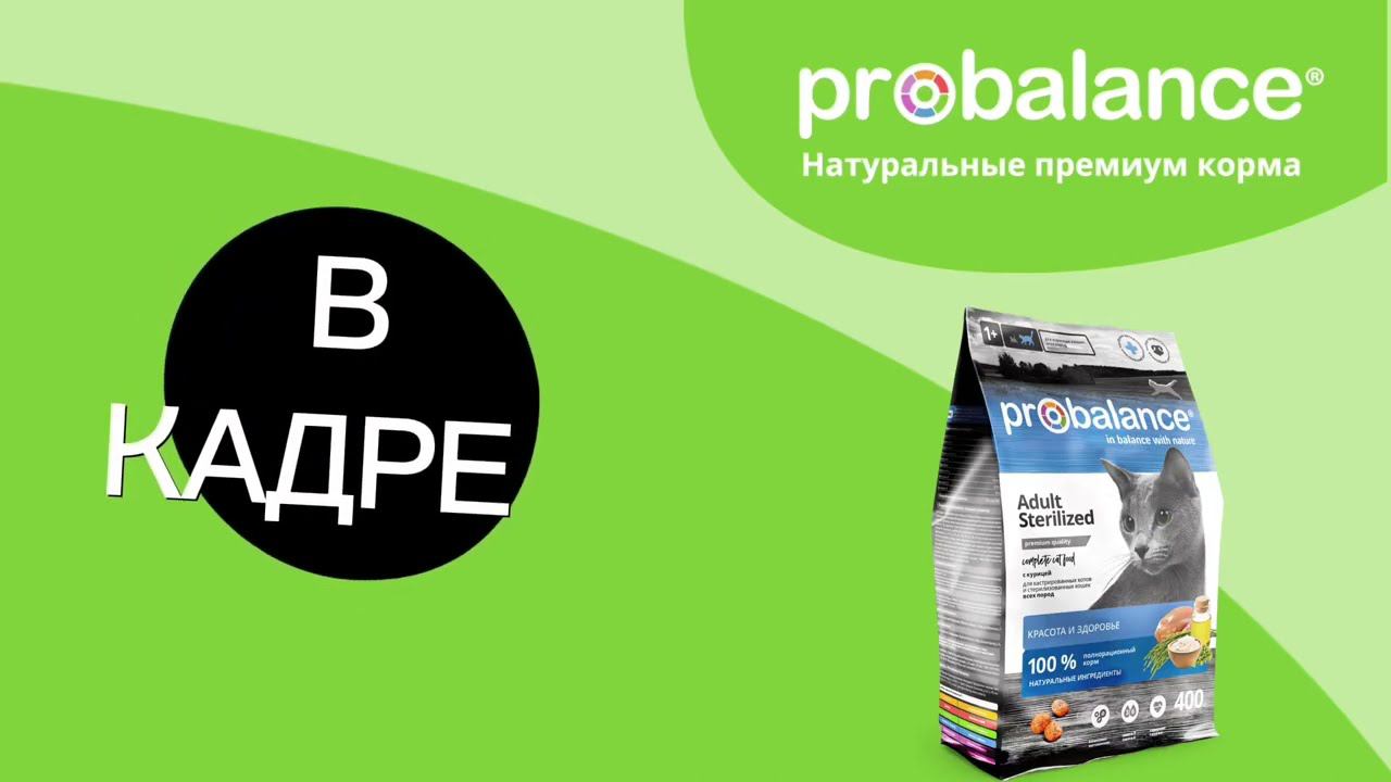 Сухой корм для стерилизованных и кастрированных кошек Probalance Sterilized, с курицей, 400г