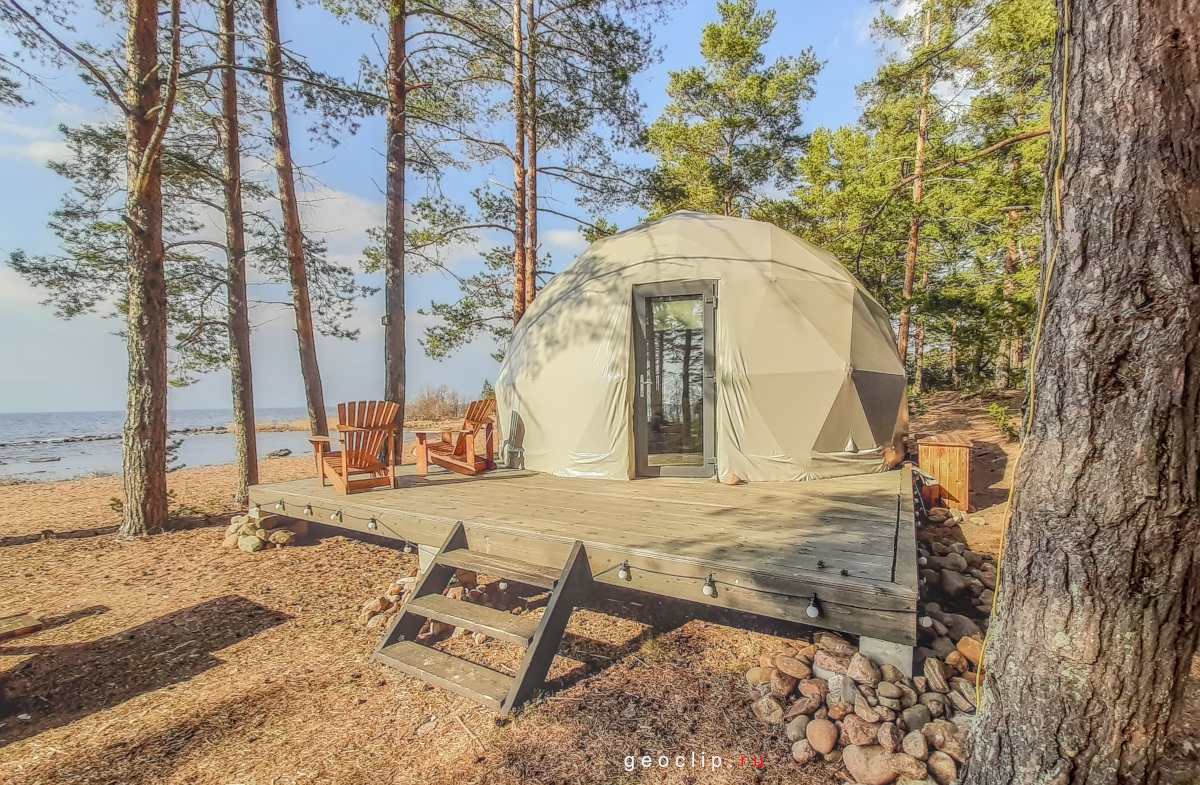 Глэмпинг Веззика - комфортный кемпинг на берегу Ладоги