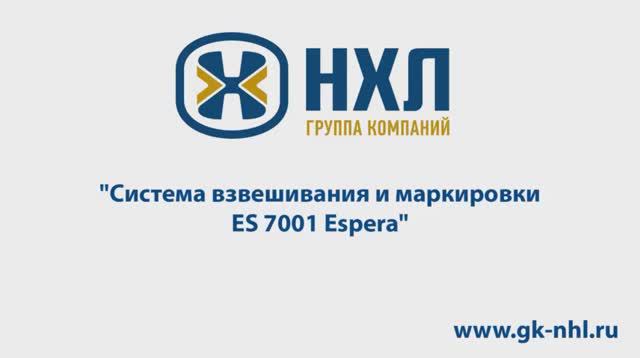 Система взвешивания и маркировки ES 7001 Espera