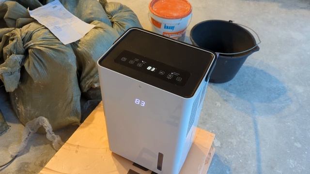 Просушка дома из газобетона после штукатурки + опыт использования осушителя воздуха DEXP DH-30KGSO