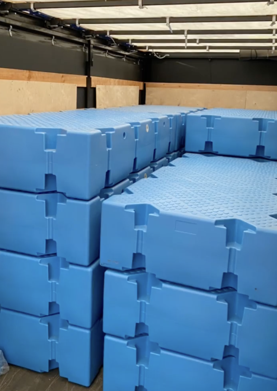 Пластиковый модульный понтон