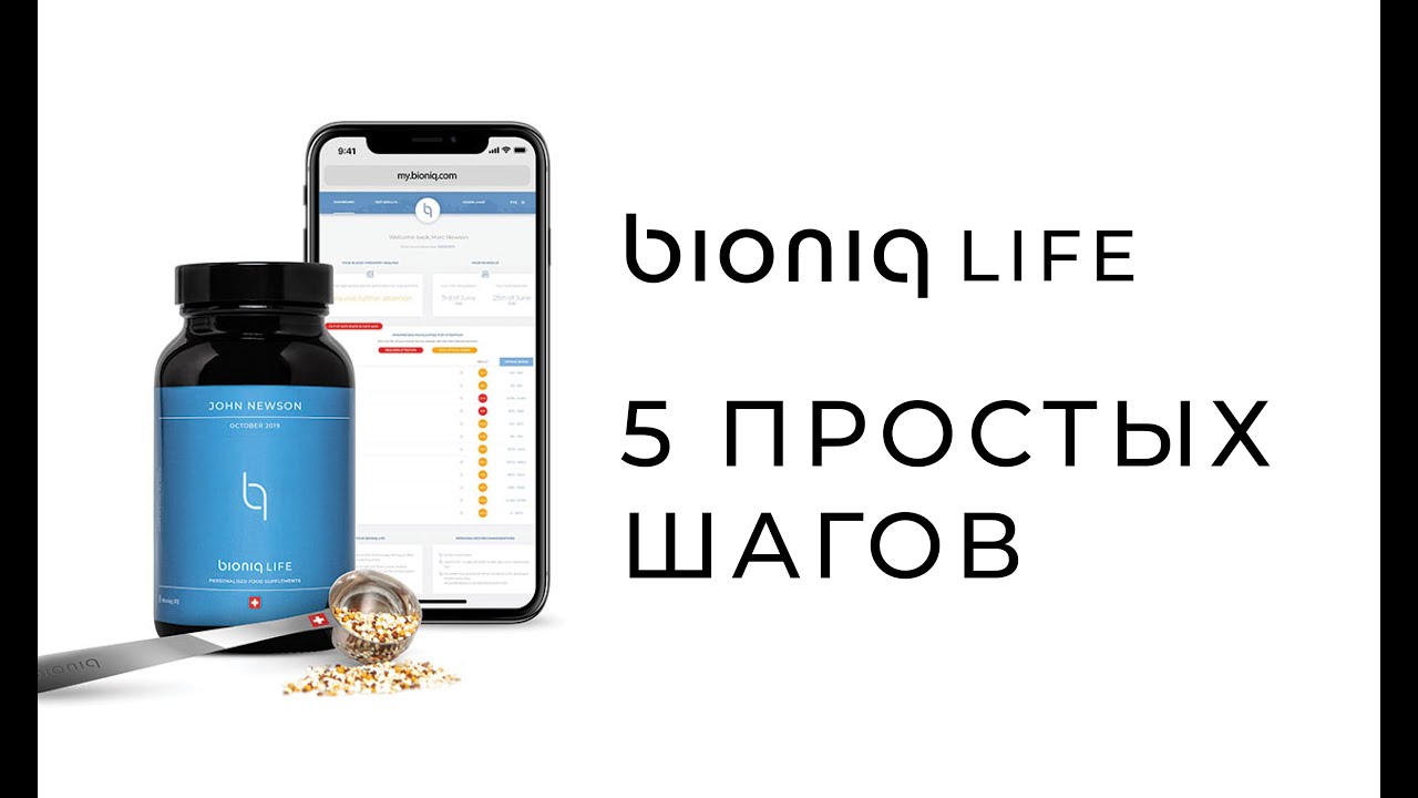 Как работает система здоровья bioniq? Поймите свой организм в 5 простых шагах