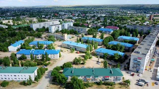 Суровикино сверху. Полет над Мкр 1