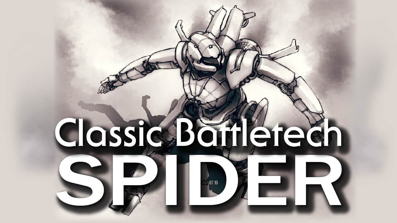 Classic Battletech: Spider.