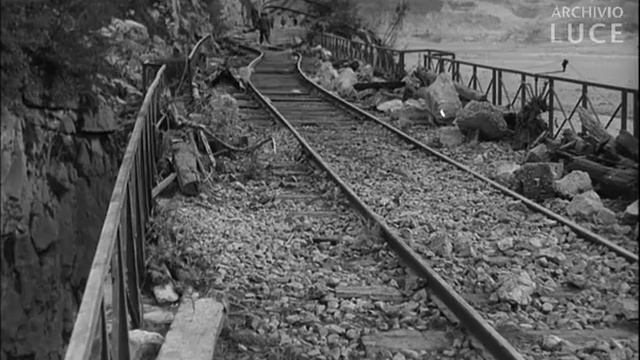 Кинохроника, Италия, трагедия Вайонт, кадры 18.10.1963. Italy tragedy Wyont, footage