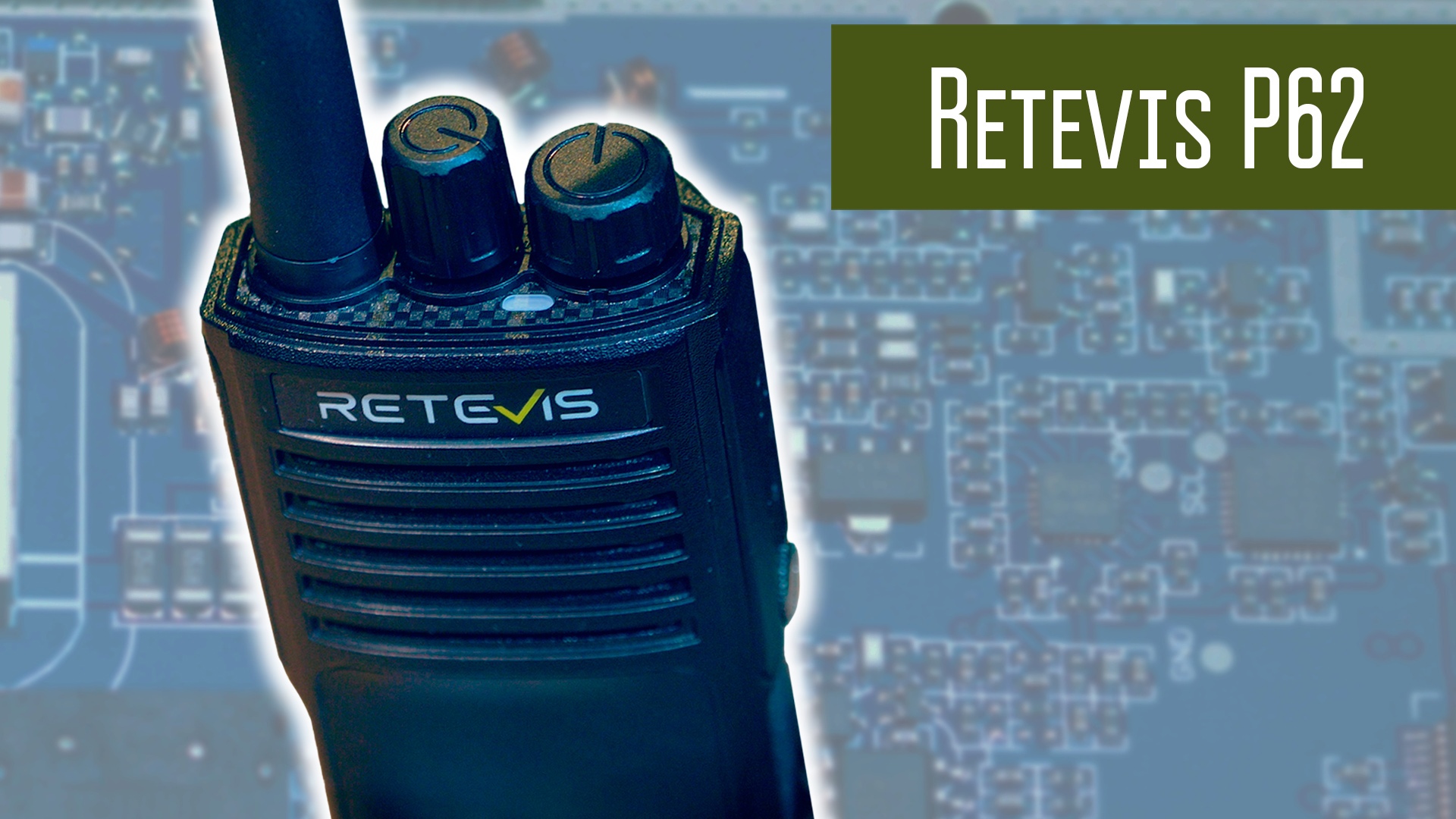 Retevis P62 два диапазона VHF / UHF, повышенная мощность, аккум как у RA89