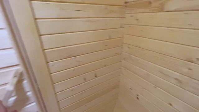 Баня Квадро 6 метров, вход с торца, цвет лакрица.