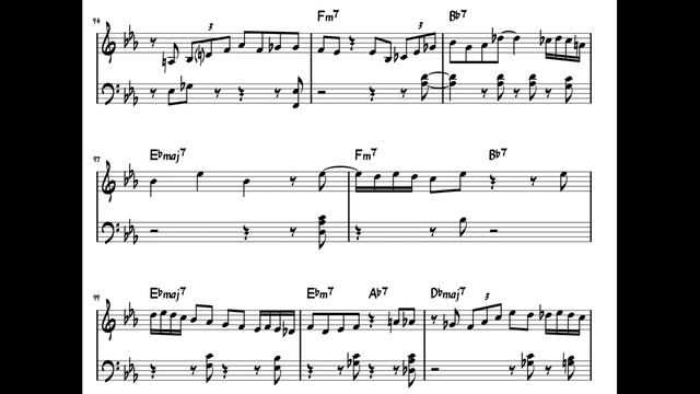 Barry Harris Star Eyes Piano TranscriptionPDF in Description.
