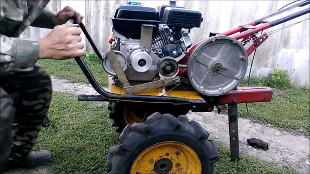 Замена двигателя мотоблока СССР на китайский своими руками