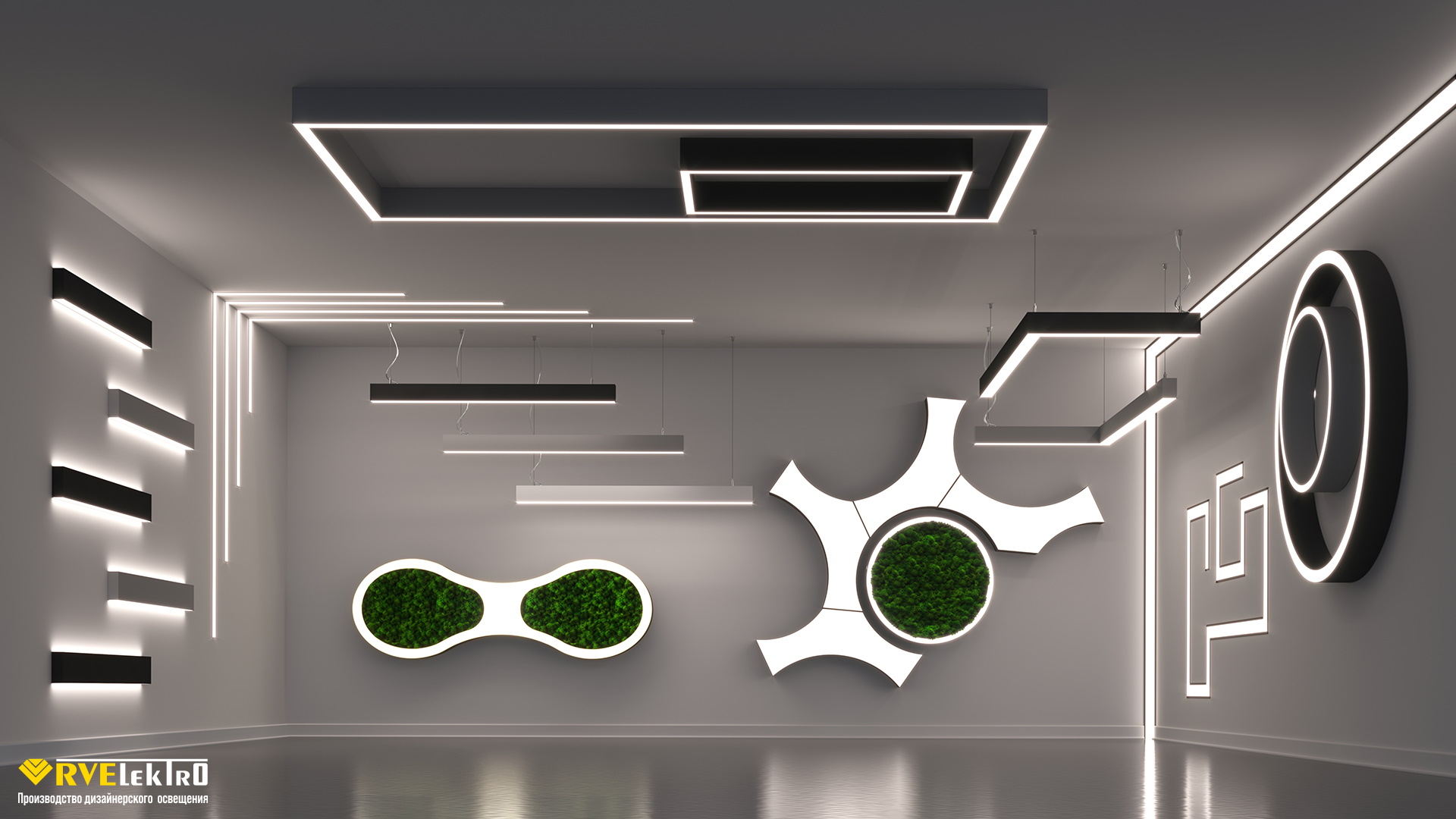 RVELEKTRO - Производство современного дизайнерского освещения любой сложности.