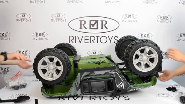 Детский электромобиль RiverToys T222TT (сборка)