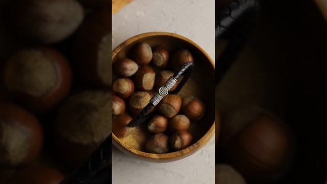 Кожаный браслет Отче Наш Арт.05.190 #Shorts