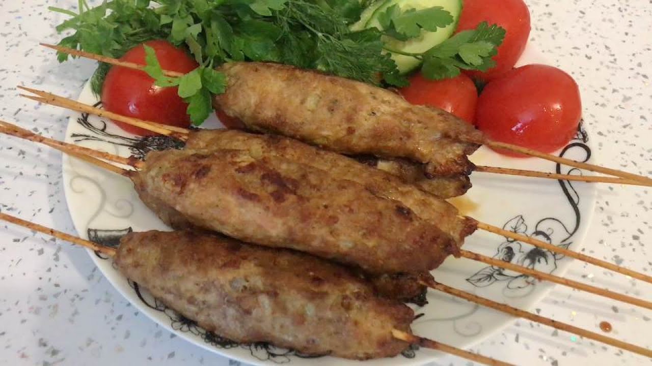 ЛЮЛЯ-КЕБАБ В ДУХОВКЕ на ШПАЖКАХ | Люля-Кебаб из индейки