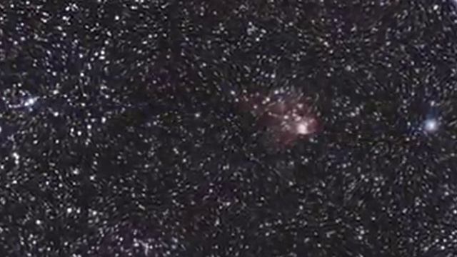 Млечный Путь и туманность "Череп и кости"