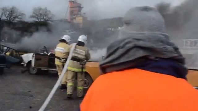 Учения по ликвидации чрезвычайных ситуаций, связанных со снежными заторами на трассах