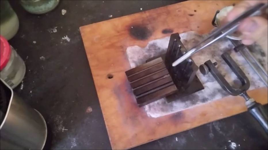 подготовка серебра к вальцеванию