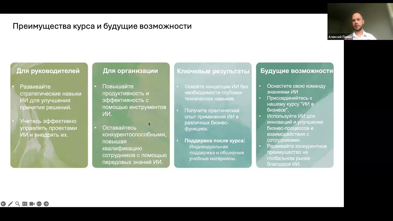 Искусственный интеллект в бизнесе. Открытый вебинар 20.06.2024