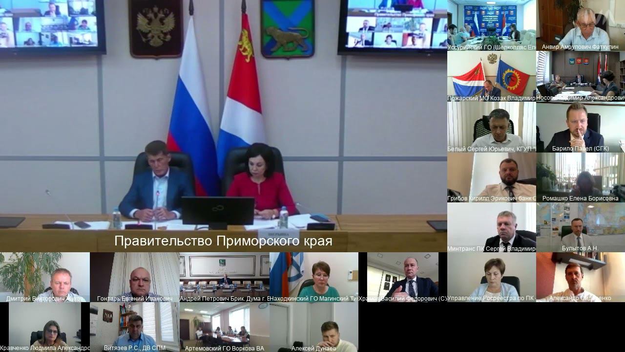 Совет по привлечению инвестиций в экономику Приморского края 08.09.2023 г.