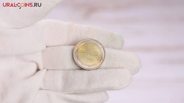 Португалия 2 евро 2018 год 250 лет Imprensa Nacional-Casa da Moeda