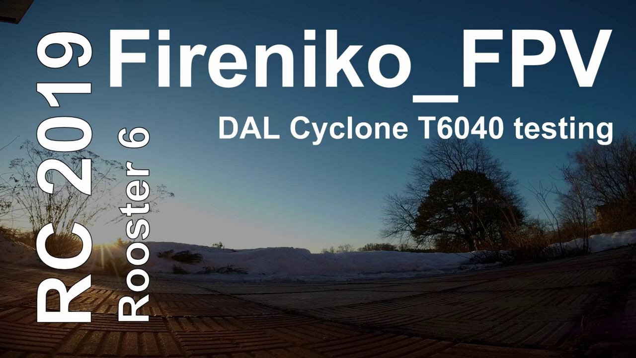 RC 2019 Rooster 6 with DAL T6040C testing under river