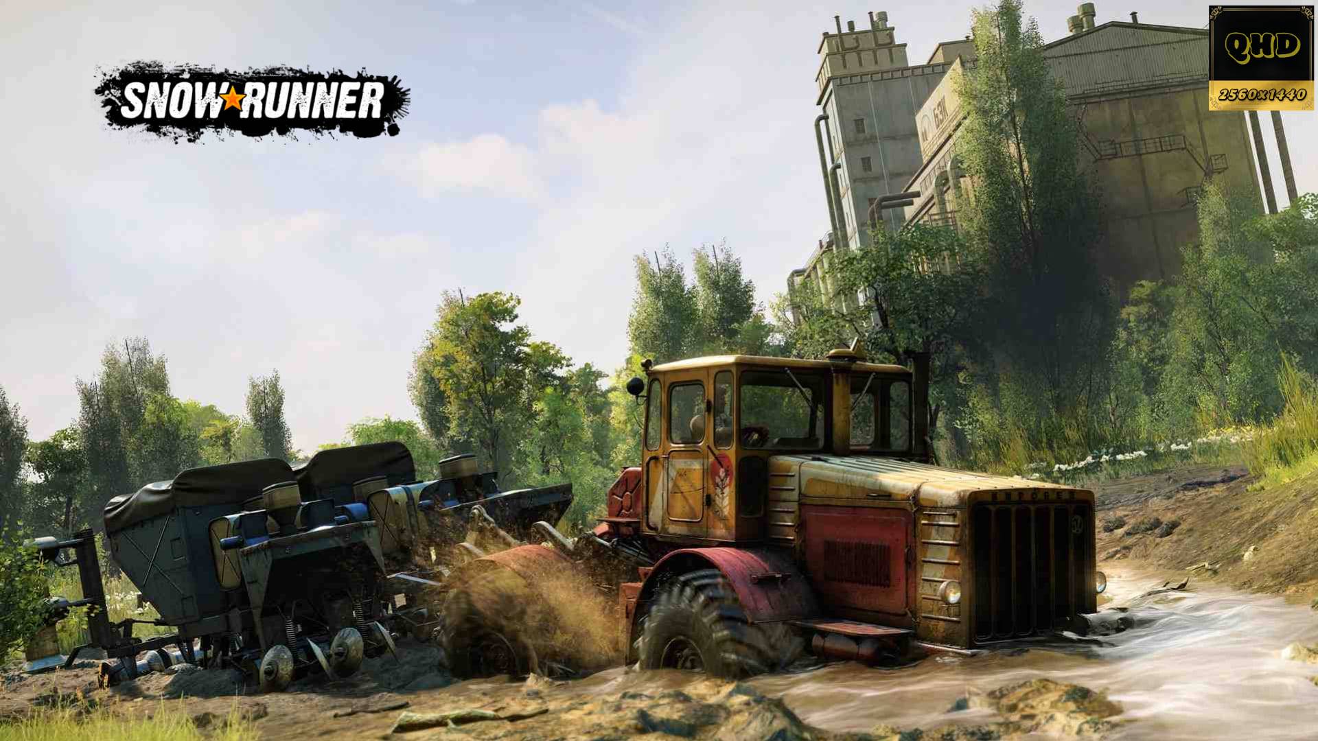 SnowRunner! Пашни. ч3. Кооп. с ‪@Ursus83‬ .