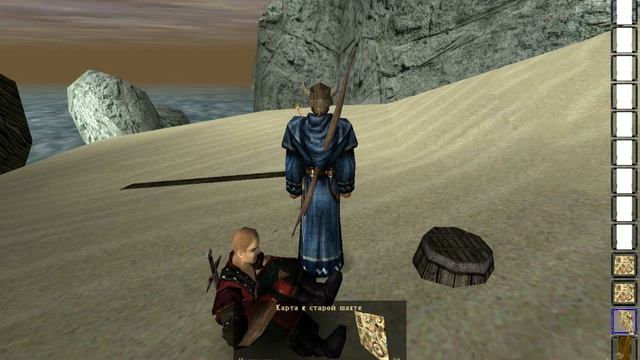 Gothic 1.Мод Банда Квентина.Часть73.Охота за сокровищами с пиратом Шершнем.