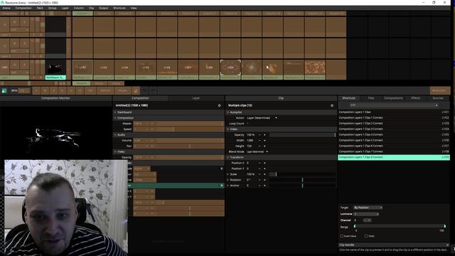 Resolume управление по DMX c GrandMA2
