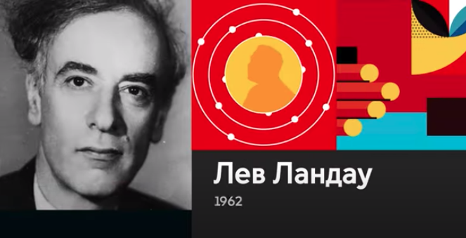 "Нобелевские лауреаты России и СССР. Лев Ландау". Цикл образовательных видеороликов.