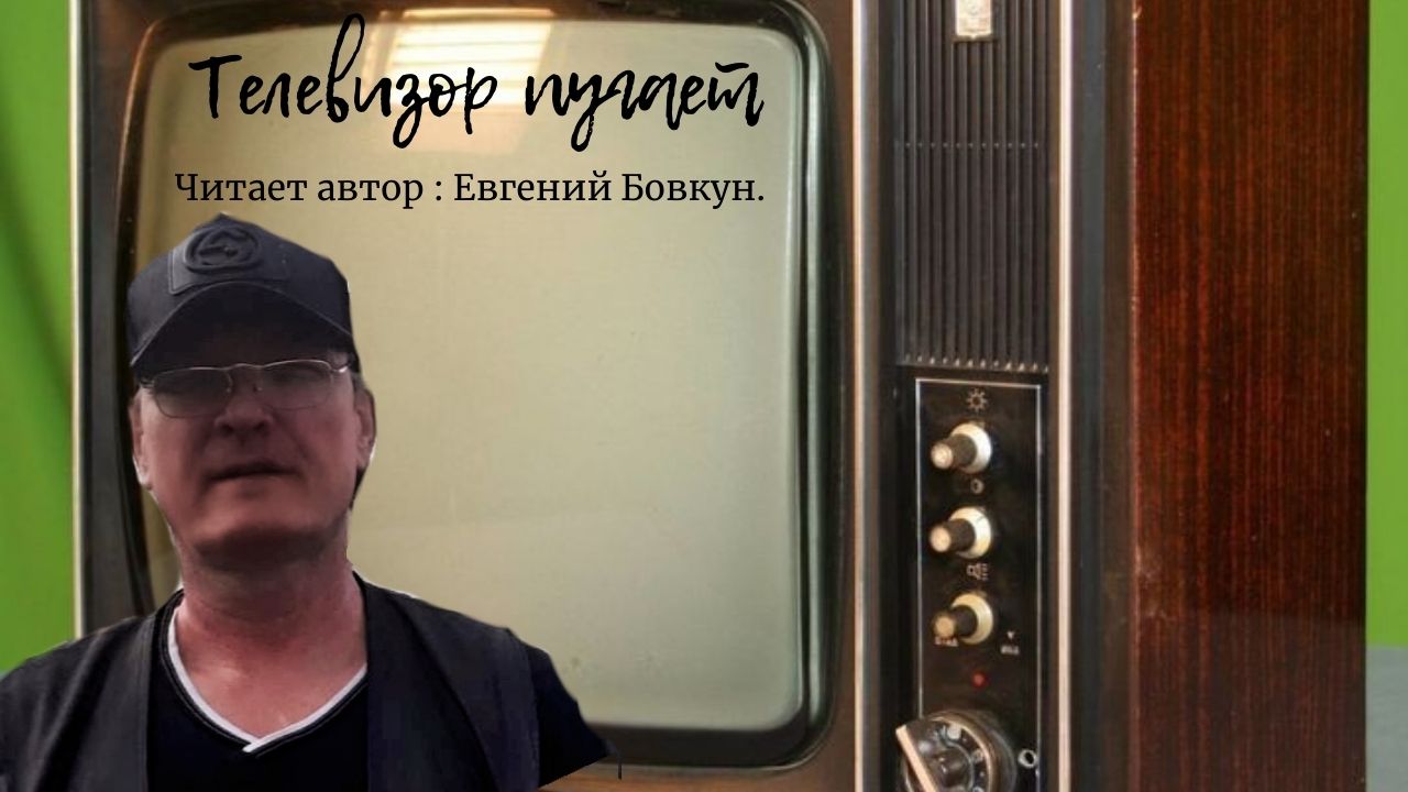 Телевизор пугает. Вечерние новости порой страшно смотреть. Читает автор : Евгений Бовкун. Авторское.