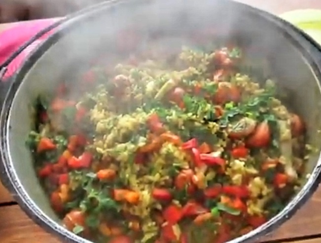 ПЛОВ  Рецепт приготовления  Открытие дачного сезона.