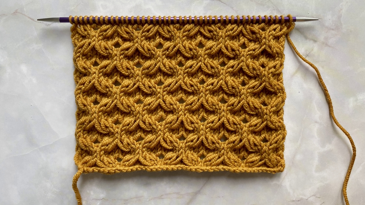 ШИКАРНЫЙ УЗОР СПИЦАМИ С 3Д ЭФФЕКТОМ | ЭФФЕКТНЫЙ АЖУРНЫЙ УЗОР ДЛЯ СВИТЕРА ИЛИ КАРДИГАНА