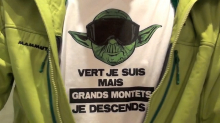 Роут Pas de Chevre с Grands Montets, Франция. 02-2013 