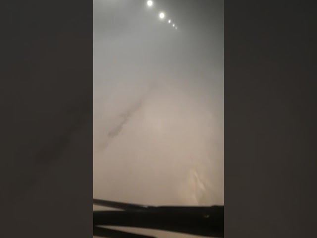Норильск. 21.03.2023 Метель на автодороге.