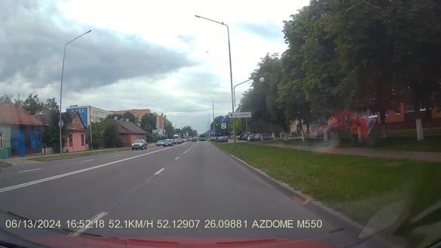 Не вписался.