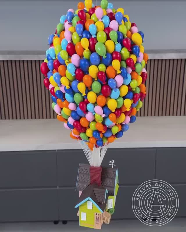 Chocolate House UP in the sky!