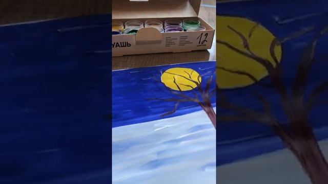 Мастер-класс «Зимний пейзаж»