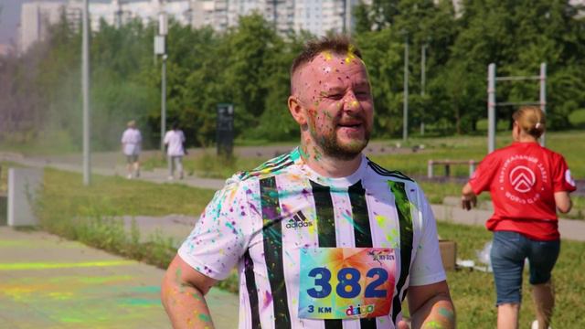 Пробег "Макушка лета" с красками