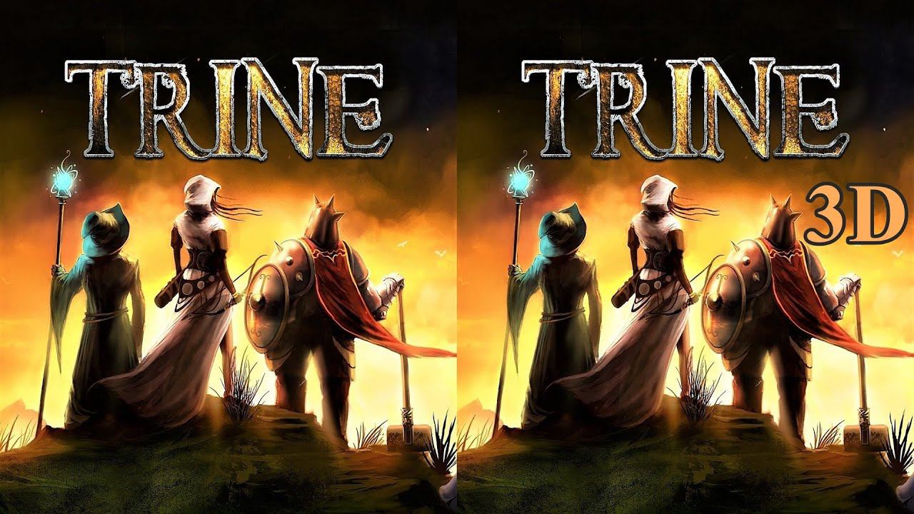 Trine 3D video 1 3D SBS VR box google cardboard
