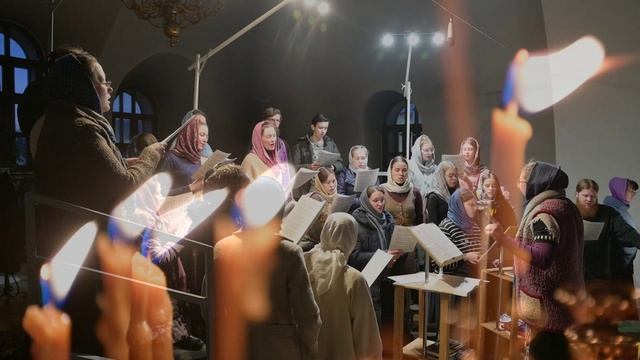 Тропари Великого повечерия: Невидимых враг моих... (Благовещенский собор, Йошкар-Ола)