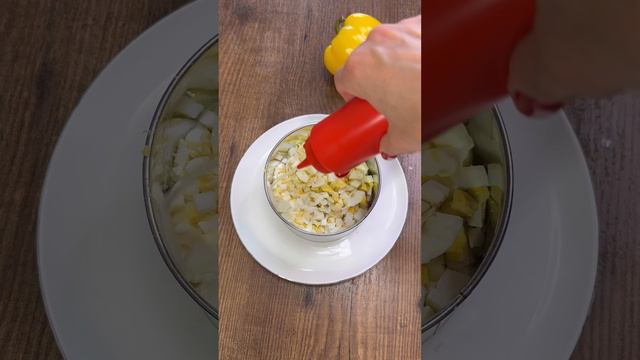 "Арабский" салат с жареной картошкой