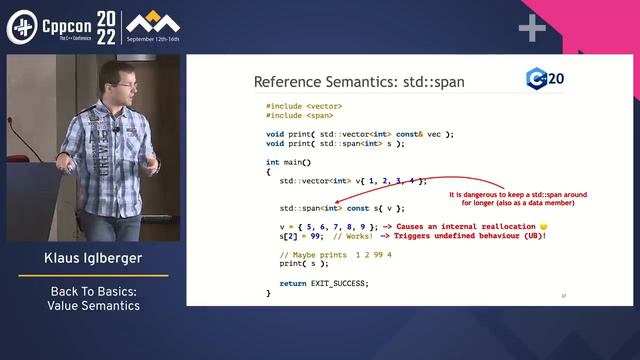 Back to Basics_ Cpp Value Semantics - Klaus Iglberger - CppCon 2022