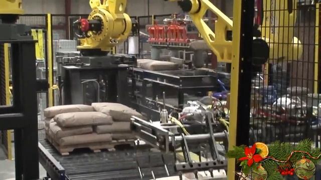 Паллетирование мешков с цементом.mp4